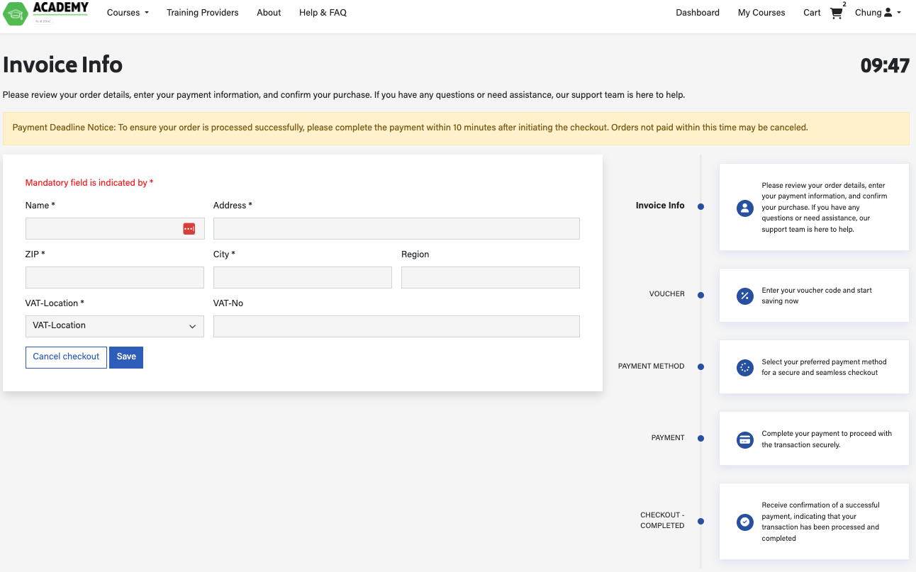 Payment Flow – Stichting ZDHC Foundation Help Centre