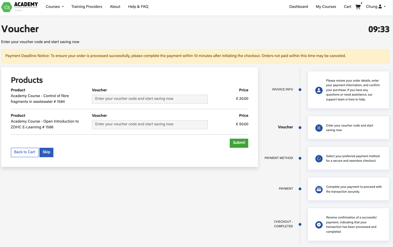 Payment Flow – Stichting ZDHC Foundation Help Centre